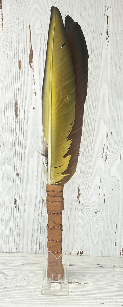 Lakota Sioux Medicine Prayer Fan with Macaw Feathers Sacred Prayer Fan ...